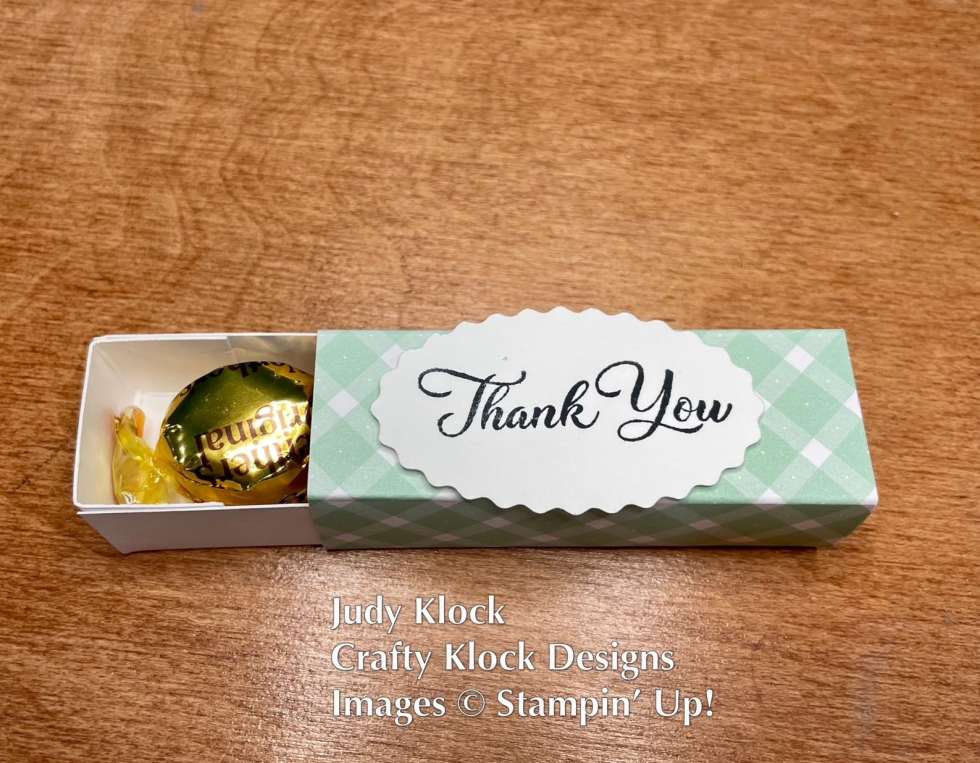 A Little Box for Sweet Surprises - Welcome to Stampin with Crafty Klock