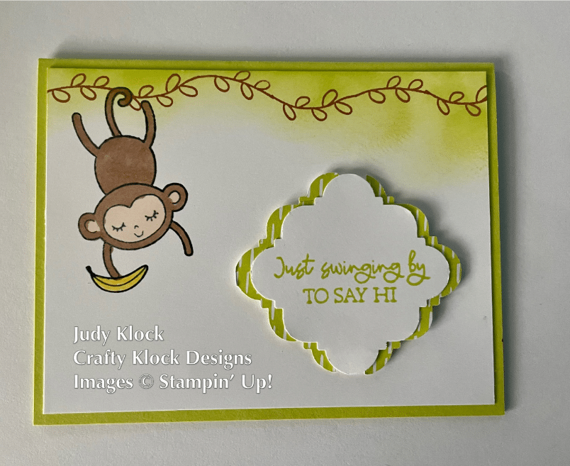 3 Adorable Little Monkeys Swinging By to Say Hello - Welcome to Stampin ...