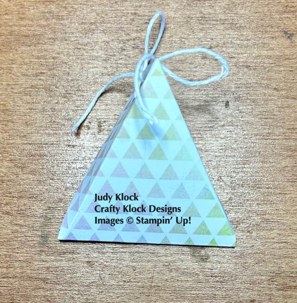 Triangle Treat Boxes are Fun and Easy to Make! - Welcome to Stampin ...